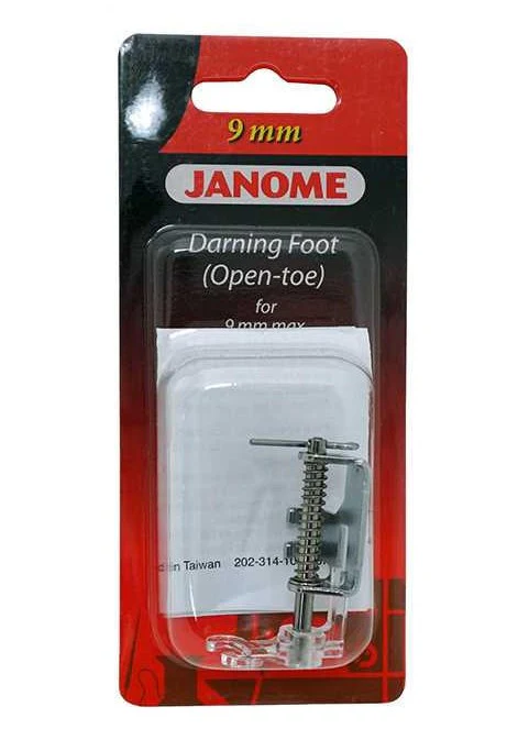 Janome Open Toe Darning Foot “PD-H”, High Shank, 9mm - The Sewing ...