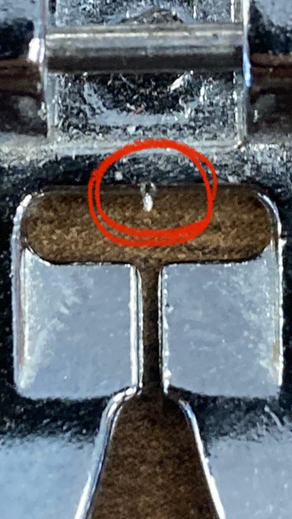 Damaged Needle Plate - The Sewing Machine Shop